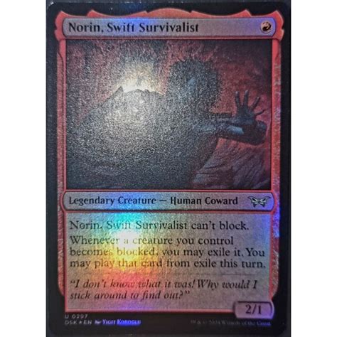 Mtg Norin Swift Survivalist Dsk Foil Nonfoil Shopee Philippines