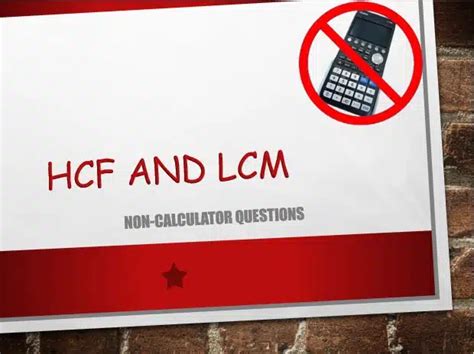 Maths Igcse Topic 01 03 Hcf And Lcm 0607 Math Support