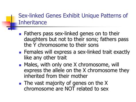 Ppt Chapter 15 Chromosomal Basis Of Inheritance Powerpoint