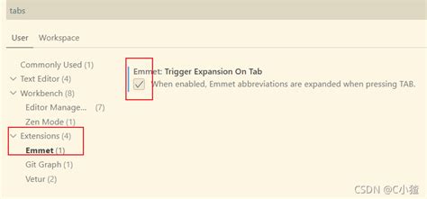 Vscode 按下tab键自动补全功能失效tag自动补全不会自动补全了 Csdn博客