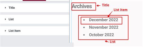 archives widget for elementor online documentation