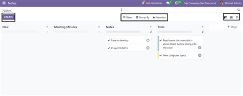 Notes App In Odoo 16 Odoo V16 Community Edition Book