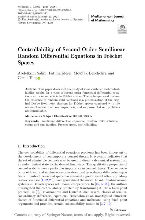Controllability Of Second Order Semilinear Random Differential