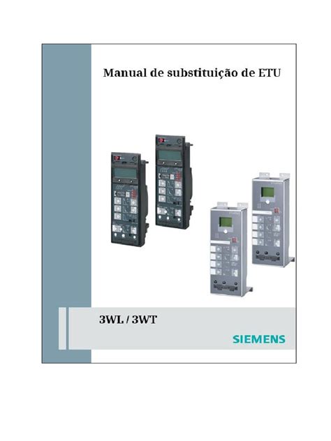 Troca Siemens Etu Pdf Medição Engenharia Elétrica