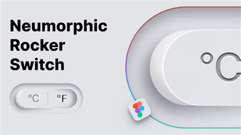 Neumorphic Rocker Switch Figma