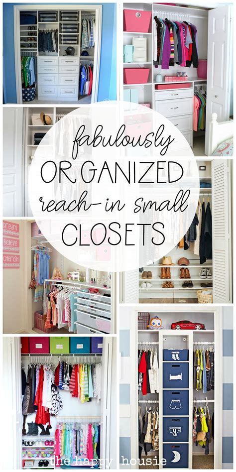 Small Reach In Closet Organization Ideas