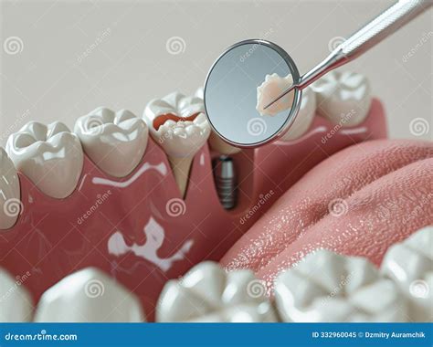 Medically Accurate Illustration Of A Tooth Fissure Restoration With A
