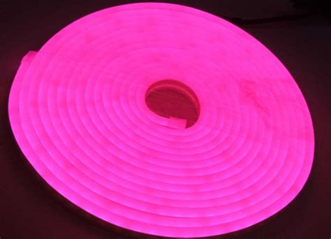 Светодиодная лента, 12В, 120 LED/m неон розовый - купить по выгодной ...