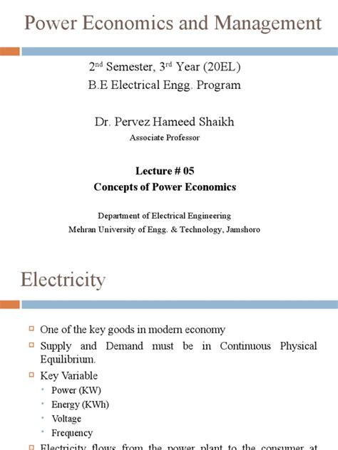 Lect 05 Concepts Of Power Economics Pdf
