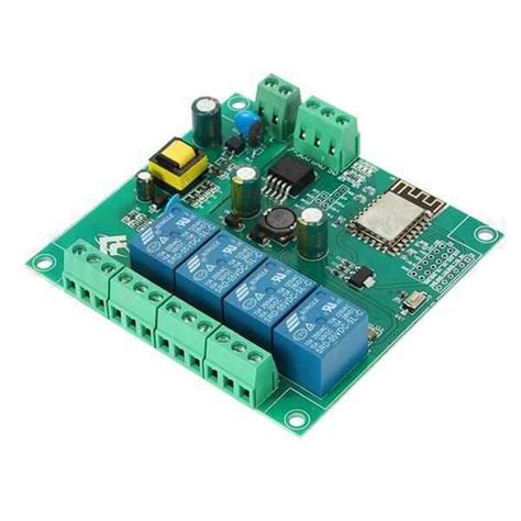 esp8266 esp 12f ac 90 250v dc 7 30v 4 kanal wifi röle modülü diğer