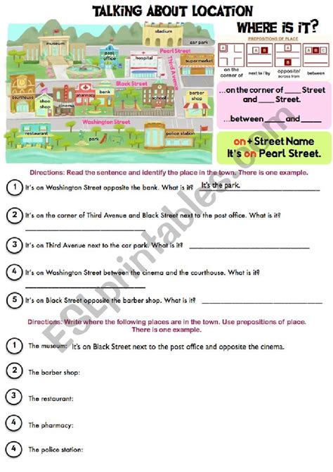 Where Is It ESL Worksheet By Al295801