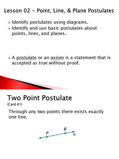 Understanding Basic Geometric Postulates Pdf