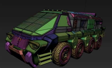 Sci Fi Apc Concept 3d Model Cgtrader