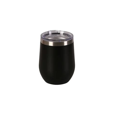 12 Oz Powder Coated Stainless Steel Wine Tumbler 4BrandMax Inc