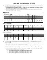 Week Tutorial Exercises EV Analysis Pdf ENGG Week Tutorial