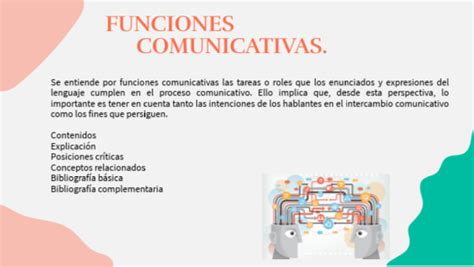 Función Comunicativa