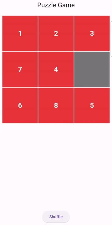 Hi I Created Simple Puzzle App Using Flutter Aishwarya Mariyappan