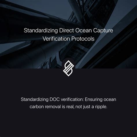 Standardizing Direct Ocean Capture Verification Protocols → Scenario