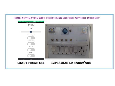 HOME AUTOMATION WITH TIMER USING NODEMCU WITHOUT INTERNET Proje