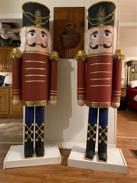 6 1 2 Foot Nutcracker Instructions Face Template And Supply Etsy