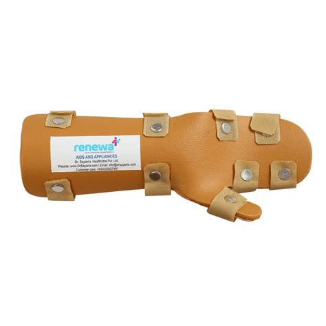Renewa Cock Up Splint For Hand Support For Right Left Hand Sizes