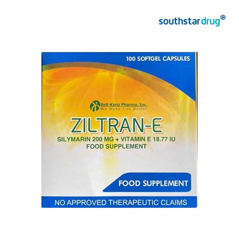 Buy Ziltran E 200mg 18 77iu Capsule 20s Online Southstar Drug