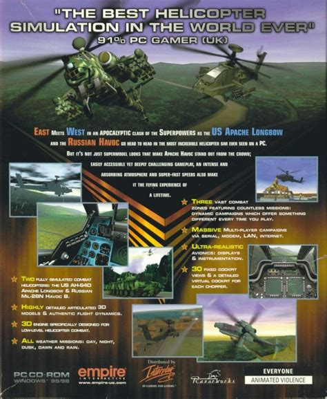 Enemy Engaged Apachehavoc 1998 Windows Box Cover Art Mobygames