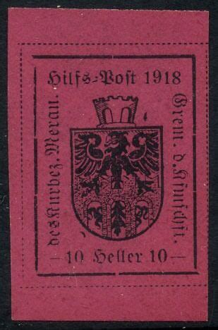 Italia 1918 Merano 5 Heller Carminio Lilla Certificato Catawiki