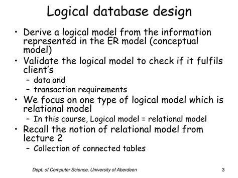 Ppt Logical Database Design Powerpoint Presentation Free Download