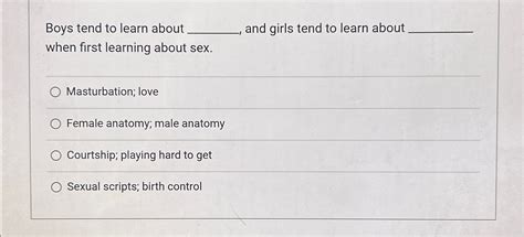 Solved The Answer Is ﻿not Sexual Scrips And Birth Control