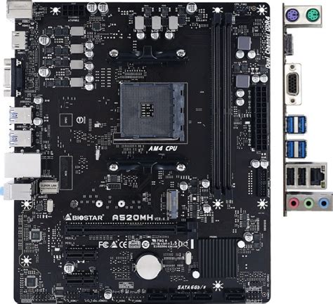 Материнская плата BIOSTAR A520MH (AM4, mATX) — купить в интернет ...