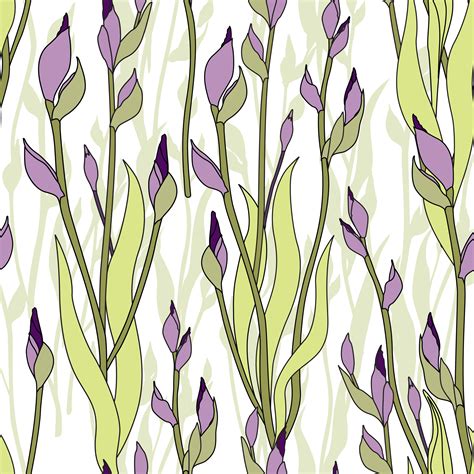 Floral Pattern Flower Seamless Background Ornamental Garden 524017 Vector Art At Vecteezy