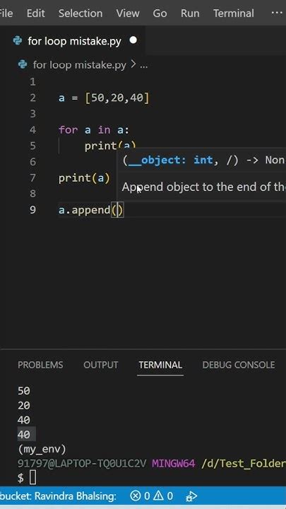Never Do This Mistake When You Use For Loop Python Programming