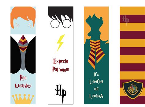Harry Potter Bookmark Printables