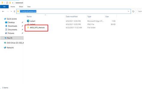 Windows Server 2022 üzerinde IIS Internet Information Services Web