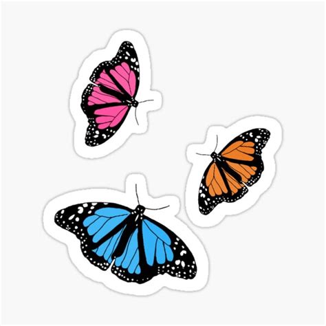 Butterfly Pack Sticker For Sale By Seashoredesigns Redbubble