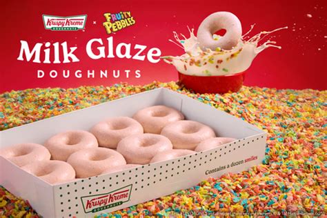 KRISPY KREME® and Fruity PEBBLES™ Rock All-New Milk Glaze Doughnuts for ...