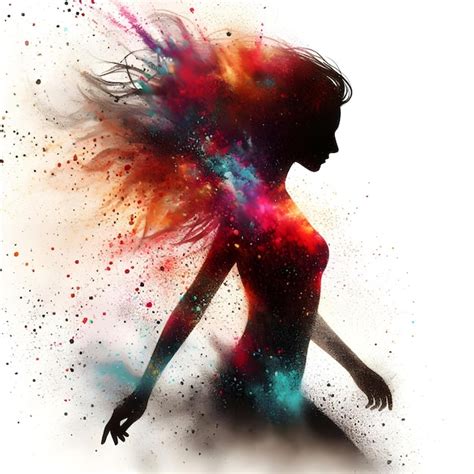 Premium Vector Vector Holi Colorful Women