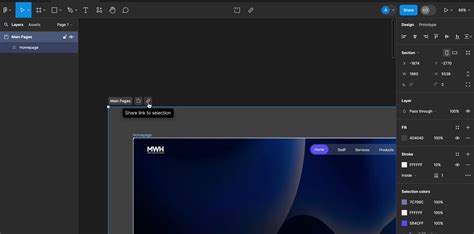 New Feature Copy Link Shortcut On Sections Share An Idea Figma