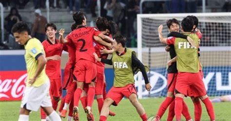 `배준호 1골 1도움` 김은중호 에콰도르 꺾고 U 20 월드컵 8강행