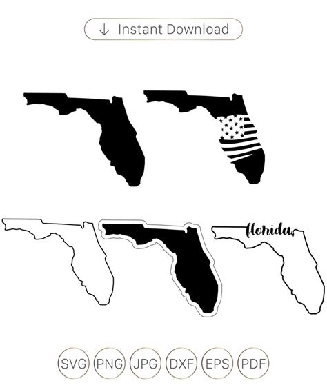 Florida Svg Florida State Svg Florida Silhouette Florida State