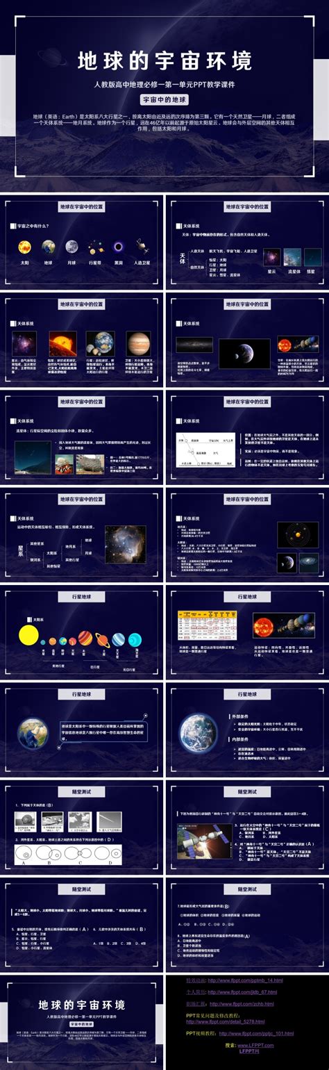 人教版地理必修一地球的宇宙环境ppt课件 麦克ppt网
