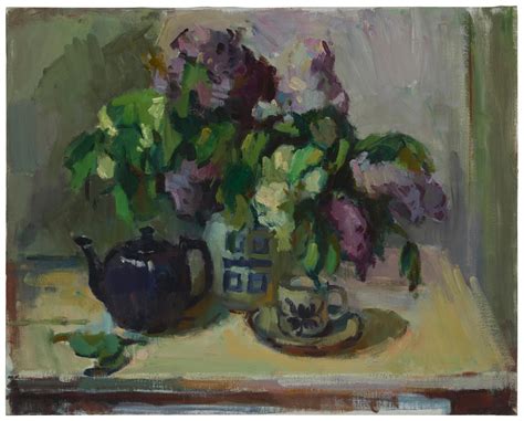 Lot Sergei Bongart 1918 1985 Still Life With Teapot