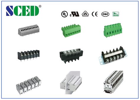 Mm Pcb Terminal Block Connectors Terminals P P Screw Clamp Terminal From China Factory