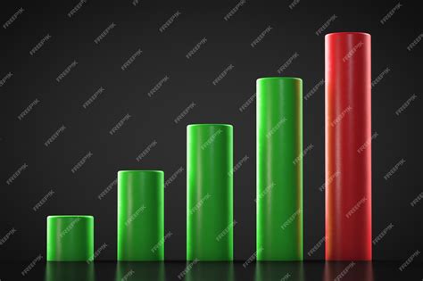 Premium Photo Upward Trend Chart Several Columns