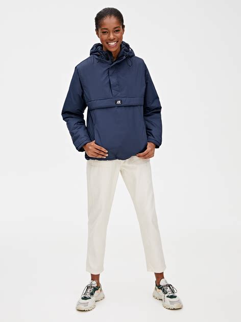 Анорак Pull & Bear 9714/303/401 XS Темно-синий (SZ09714303401013) – в ...