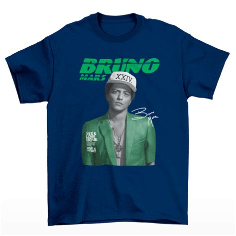 Camiseta Básica Bruno Mars Sex And Love Issue Saoko