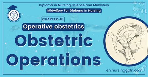 Obstetric Operations Chapter 16 Midwifery For Diploma In Nursing