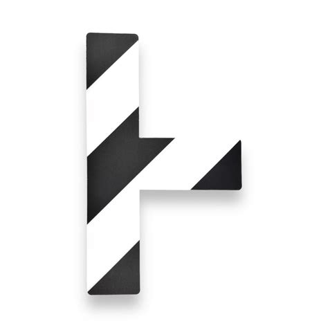 Getoolbox® T Shape Long Massive Floor Marking 50mm White Bla