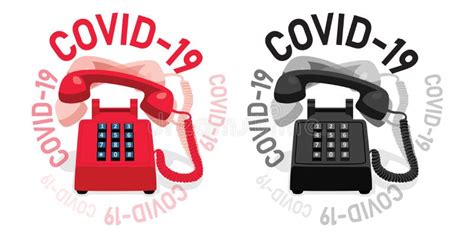 Telefono Fisso Rosso Di Squillo Con Il Quadrante Rotatorio E Con La